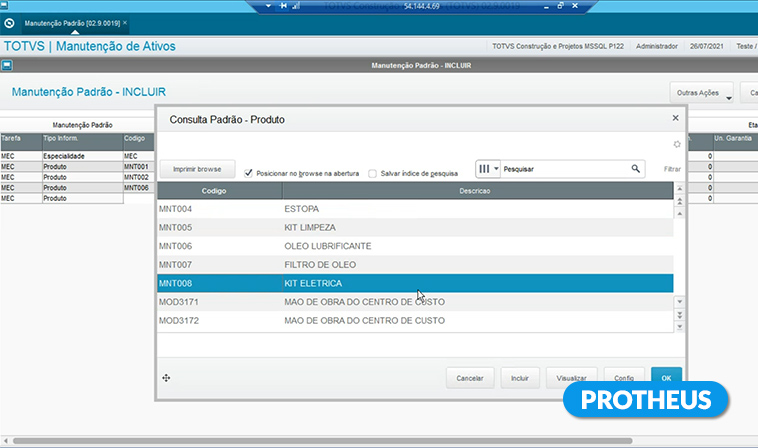 TOTVS Manufatura (Linha Protheus) - Planejamento e Controle da Produção ...