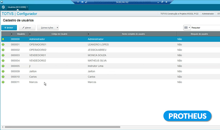TOTVS Backoffice (Linha Protheus) - Controle de Poder de Terceiros